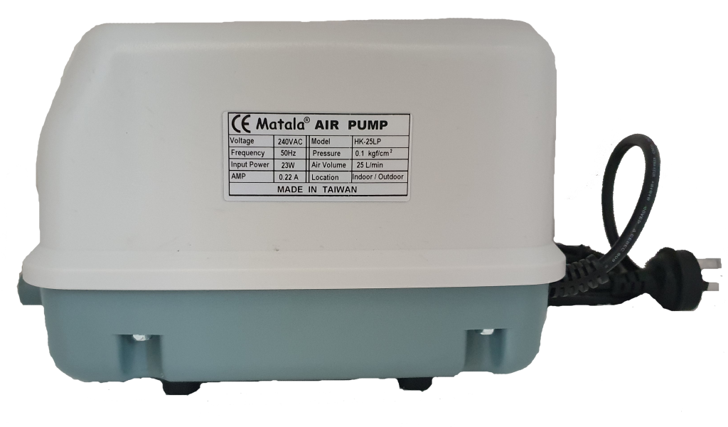 Matala Hakko 25LP Linear Diaphragm Air Pump - Pond Aeration - LMP